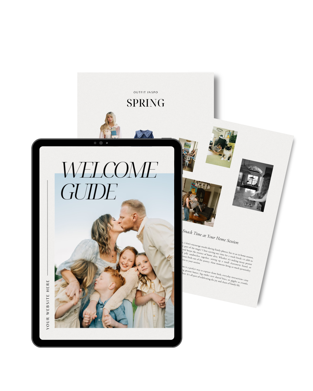 Family Session Guide - Canva Template – BreAnne Weston Photography